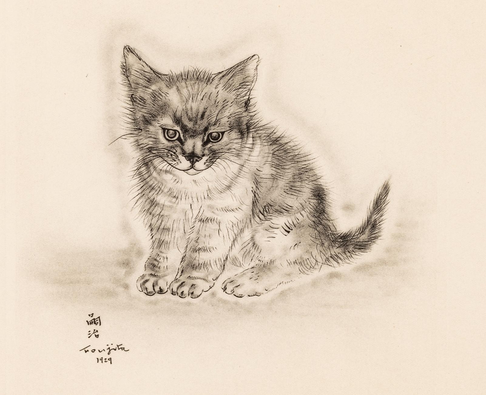 Foujita’s ‘Cats’ Make Superb Impression At DuMouchelles